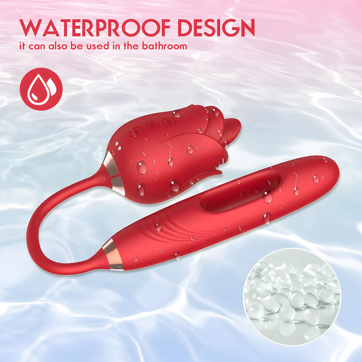 Bliss Bloom - Rose Sex Toys Kissing & Flpping G-spot Vibrator – Candyhub